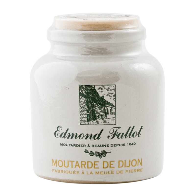 Edmond Fallot Dijon Mustard Stoneware Pot 250g - Culinaris UK Ltd.