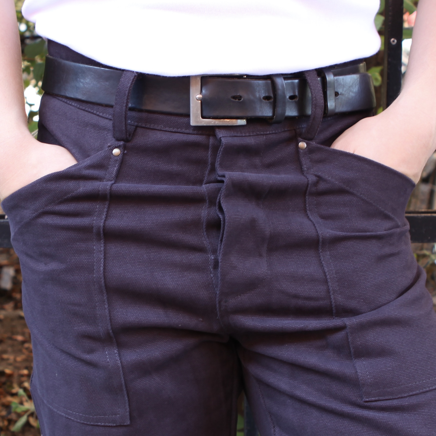Deck Pants Heavy Canvas Kaki - L'Usine Bleue AB